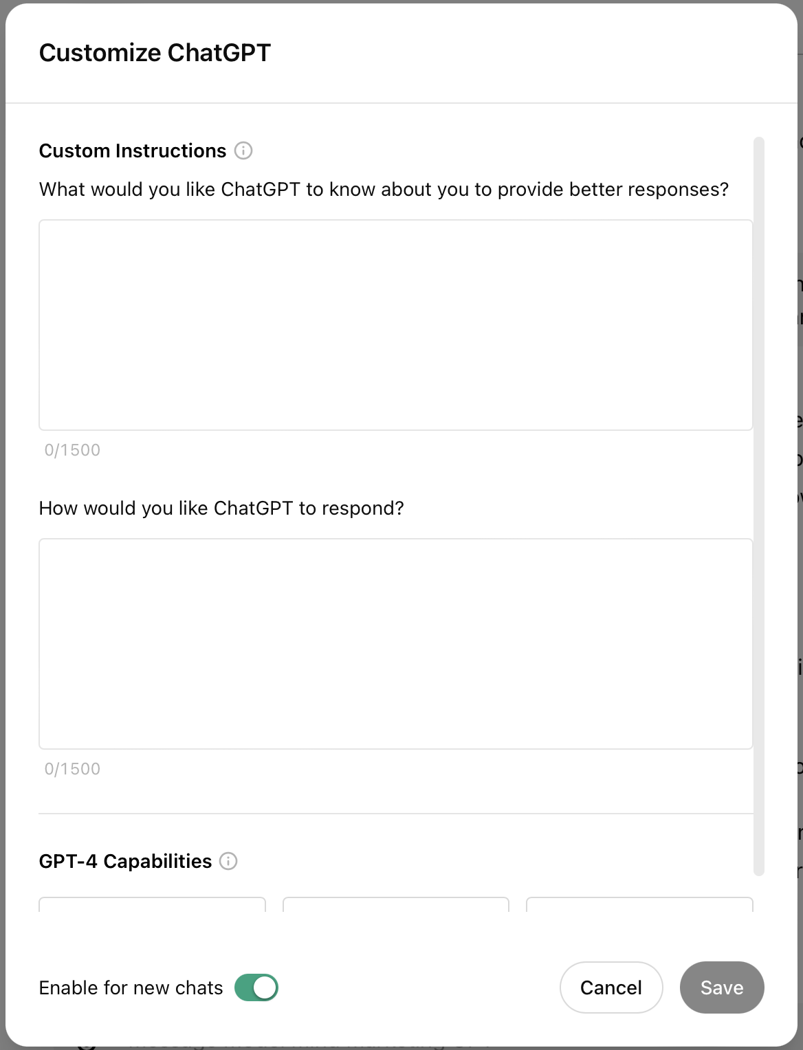 Creating Custom Instructions in OpenAI’s ChatGPT — Model Mind AI